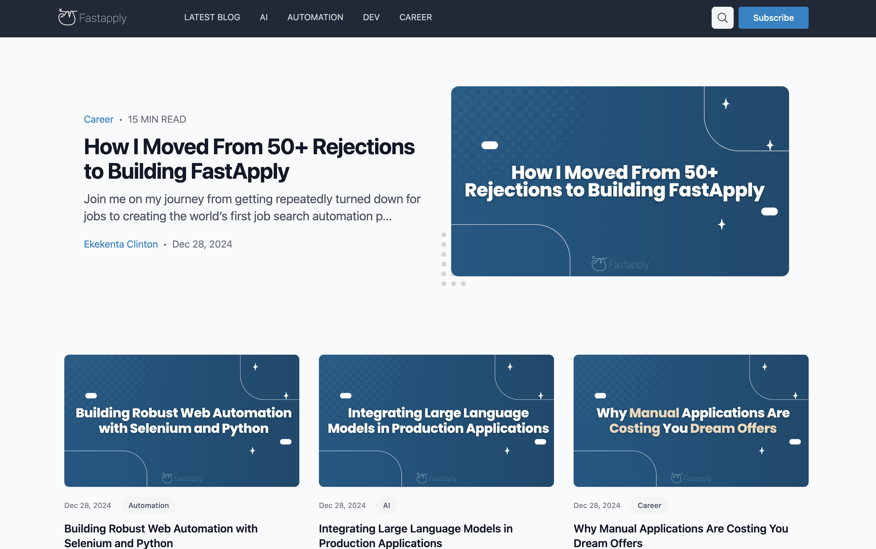 FastApply Blog | AI Job Application Automation & Career Tips